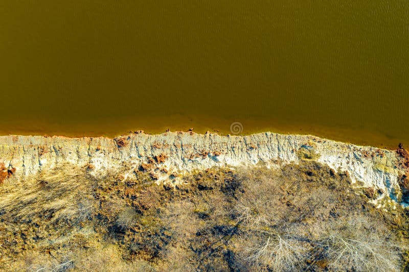 Hungary - Red Mud Storage from Drone View Stock Image - Image of ...
