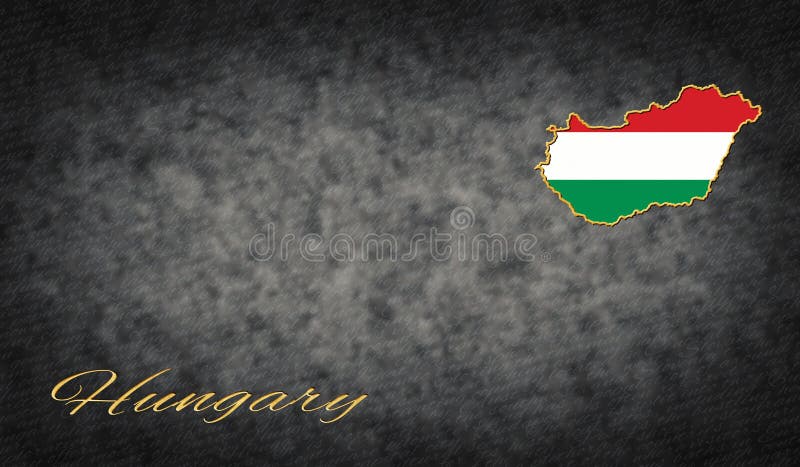 Hungary Symbols, Map of Hungary Stock Image - Image of crafts, history ...
