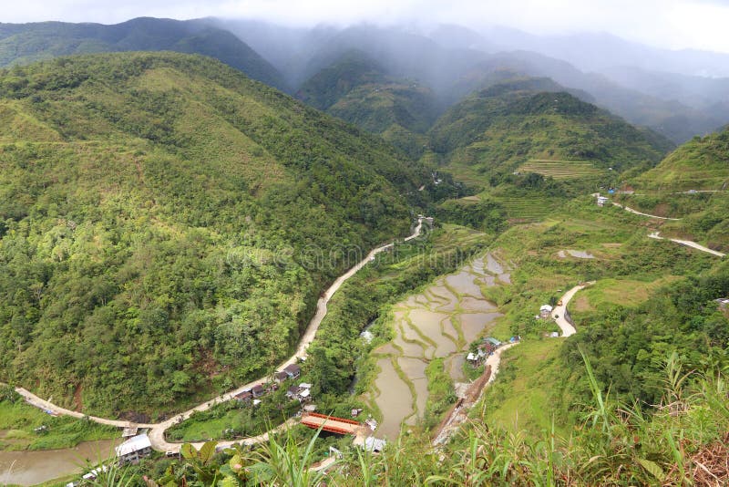 Hungduan rice terraces stock image. Image of philippine - 114057969