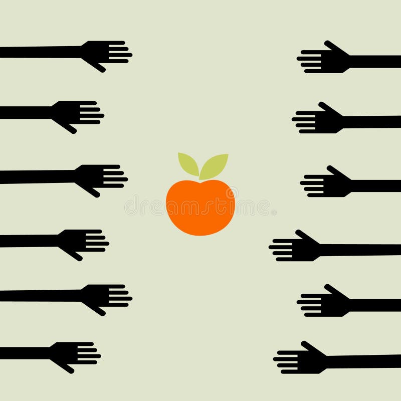 Hunger stock vector. Illustration of famine, resource - 8538864