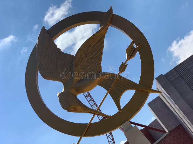 The Hunger Games Mocking Jay Tribute Editorial Stock Photo - Image of ...