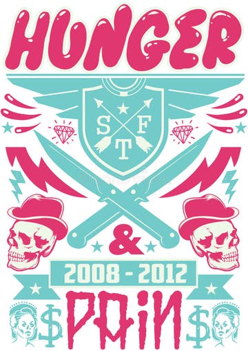 Hunger pain stock vector. Illustration of helpless, desperate - 37263868