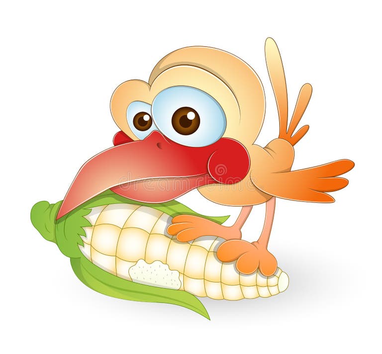 Hungry Bird stock illustration. Illustration of farm - 24560701