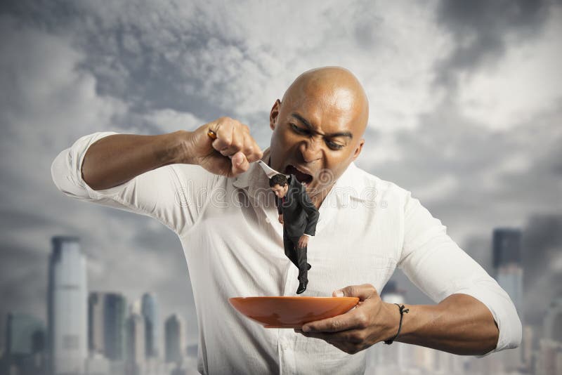 Hungry man stock photo. Image of hunger, calorie, food - 55259532
