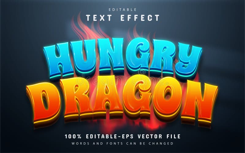 Dragon Text Effect Stock Illustrations – 197 Dragon Text Effect Stock Illustrations, Vectors ...