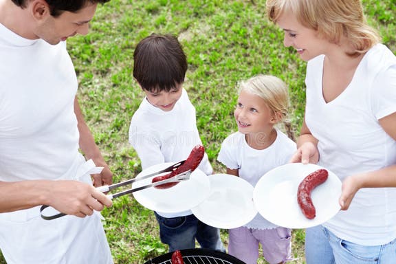 Hungry family stock photo. Image of outdoors, father - 21244758