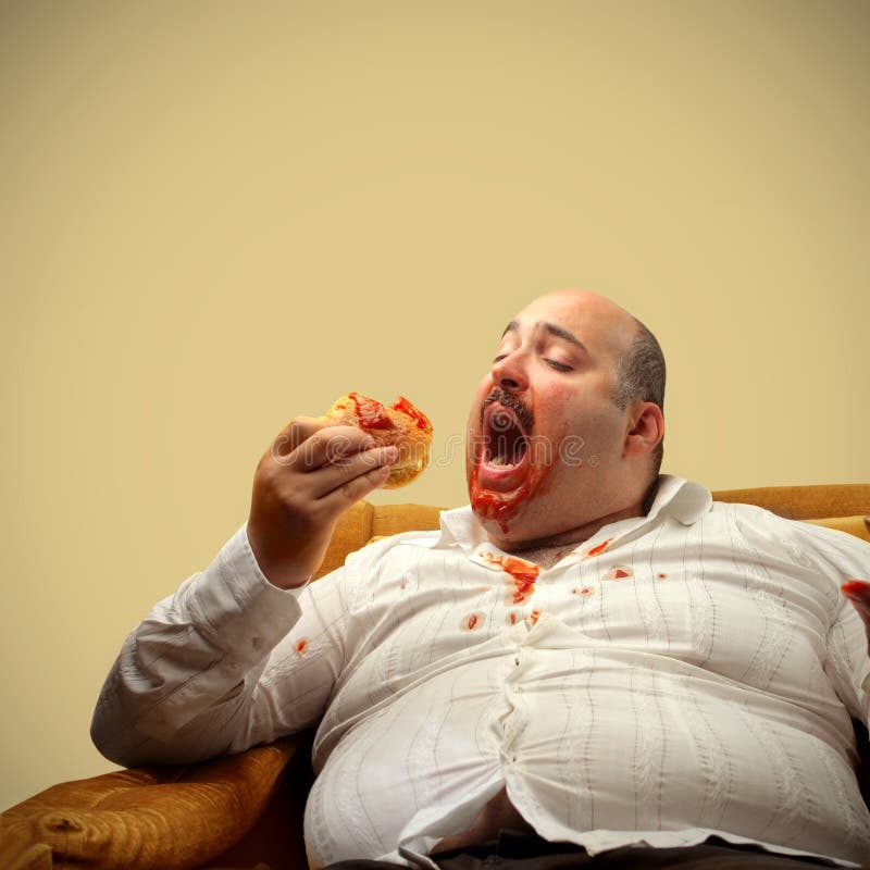 Hungry man stock photo. Image of ugly, daddy, hungry - 11572154