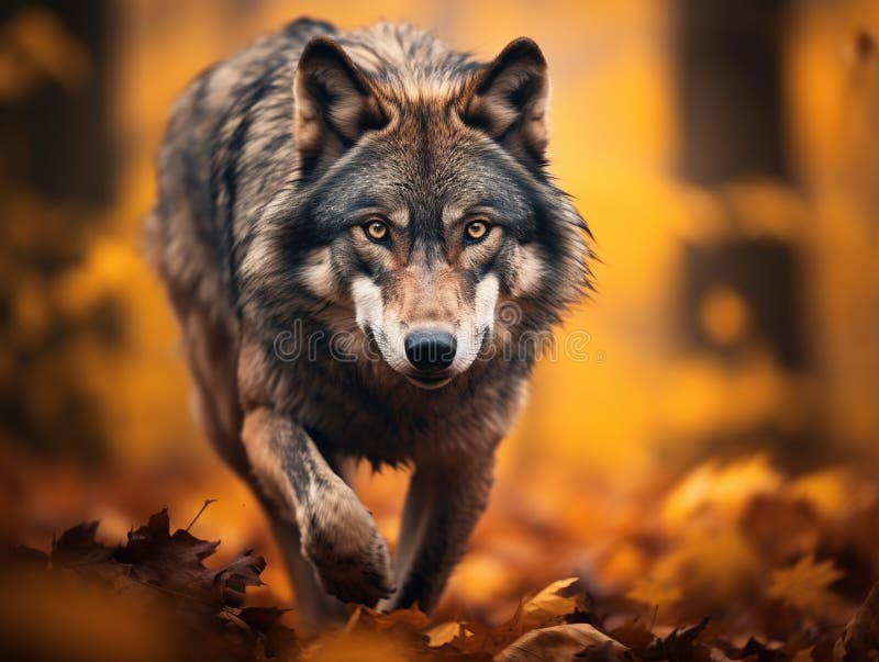 Hungry Wolf stock illustration. Illustration of animals - 293680196