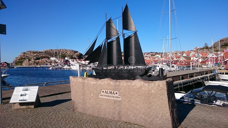 Hunnebostrand editorial photography. Image of vehicle - 76202807