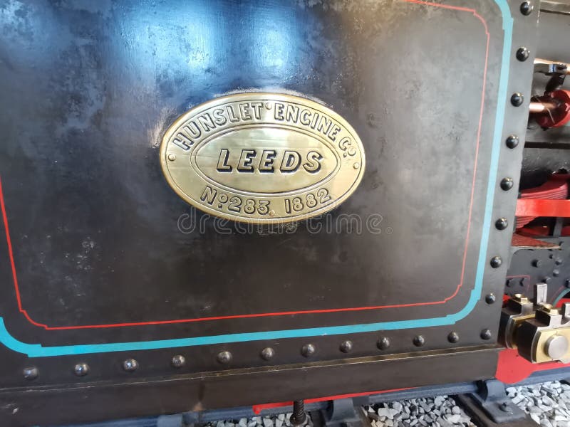 Hunslet Engine Co Leeds Name Plate Editorial Stock Photo - Image of ...