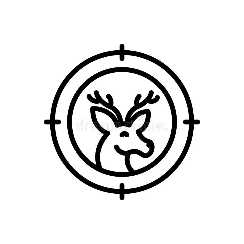 Deer Bullseye Stock Illustrations – 76 Deer Bullseye Stock ...