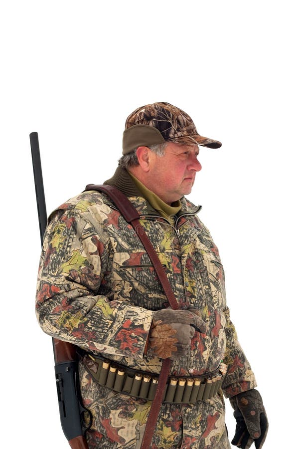 Successful Hunter and Prize Stock Photo - Image of antlers, wild: 6953062