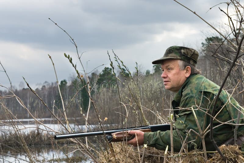 The hunter stock image. Image of hunter, activity, concentration - 5031411