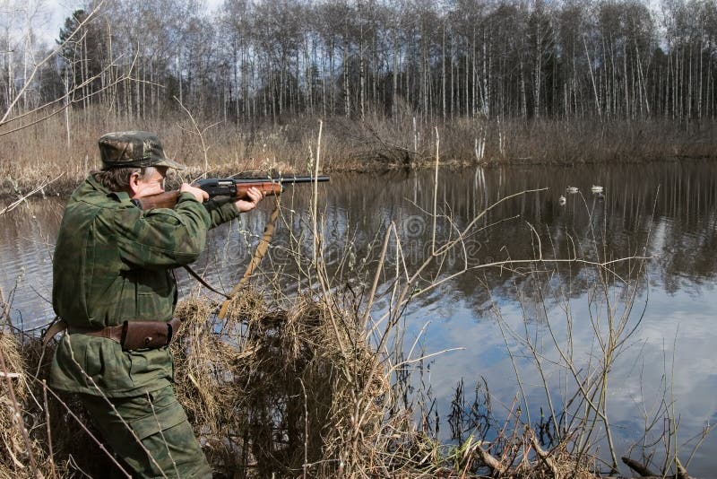 Boy out hunting stock image. Image of pheasant, hunter - 28915463