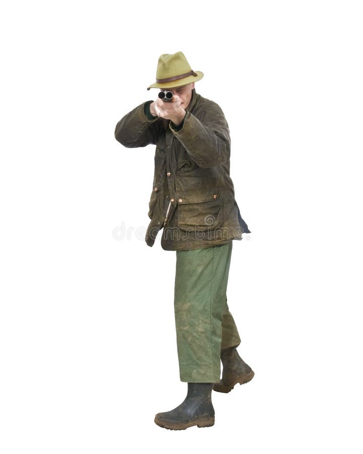 Hunter stock photo. Image of isolated, hunter, person - 7687416