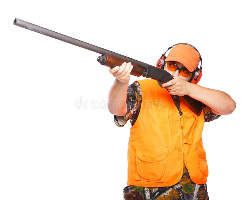 Hunter Aiming stock photo. Image of marksman, rest, telescope - 2998854