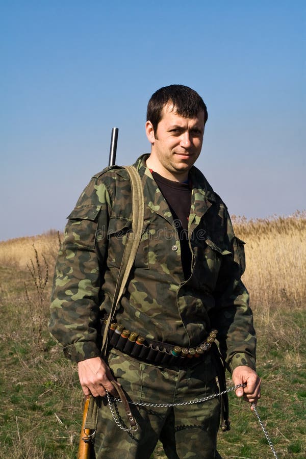 Hunting. stock photo. Image of outfit, piece, camouflage - 20816052