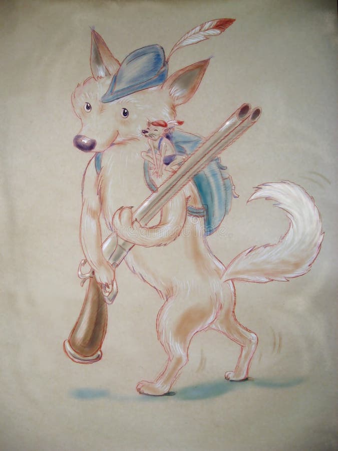 Hunter fox stock illustration. Illustration of hunter - 20518319