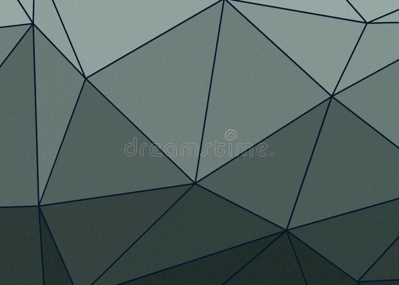 Hunter Green Color Abstract Color Low-Polygones Generative Art ...