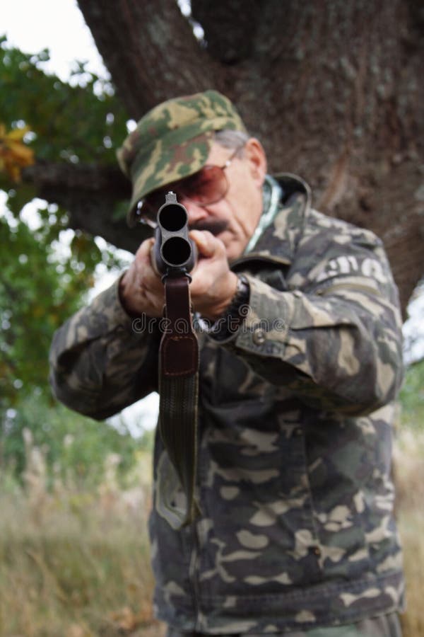 The hunter stock photo. Image of aiming, anes, leisure - 3091652