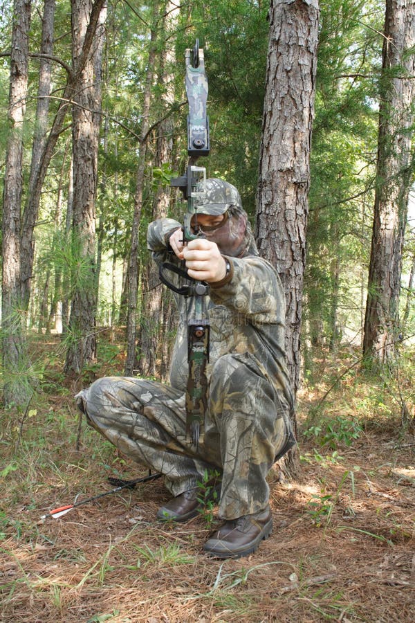 Hunter Hunting stock image. Image of stalk, sporting, camouflage - 680211