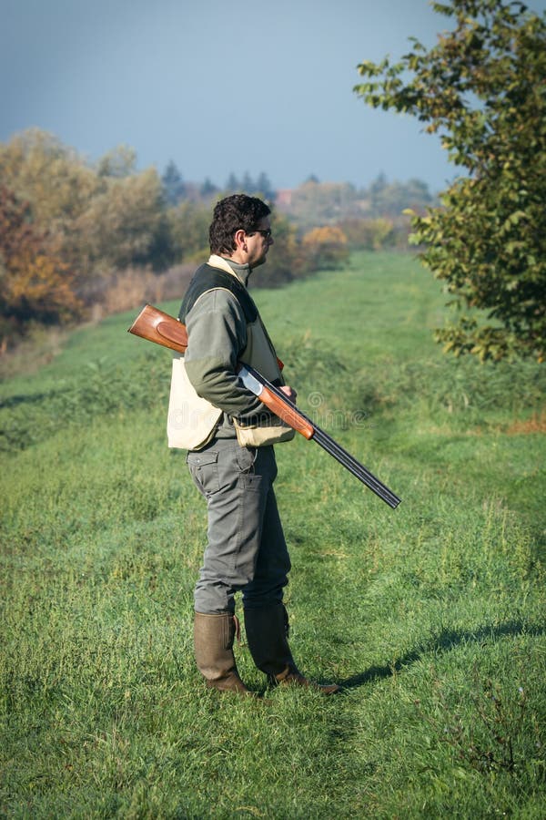 Hunter hunting collage stock image. Image of ready, activity - 34820039