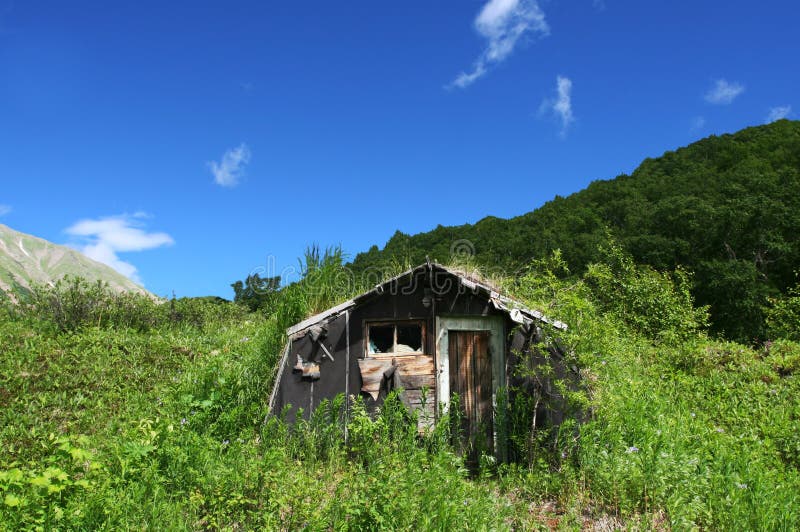 Hunter hut stock image. Image of mountains, scenic, lodge - 54176797