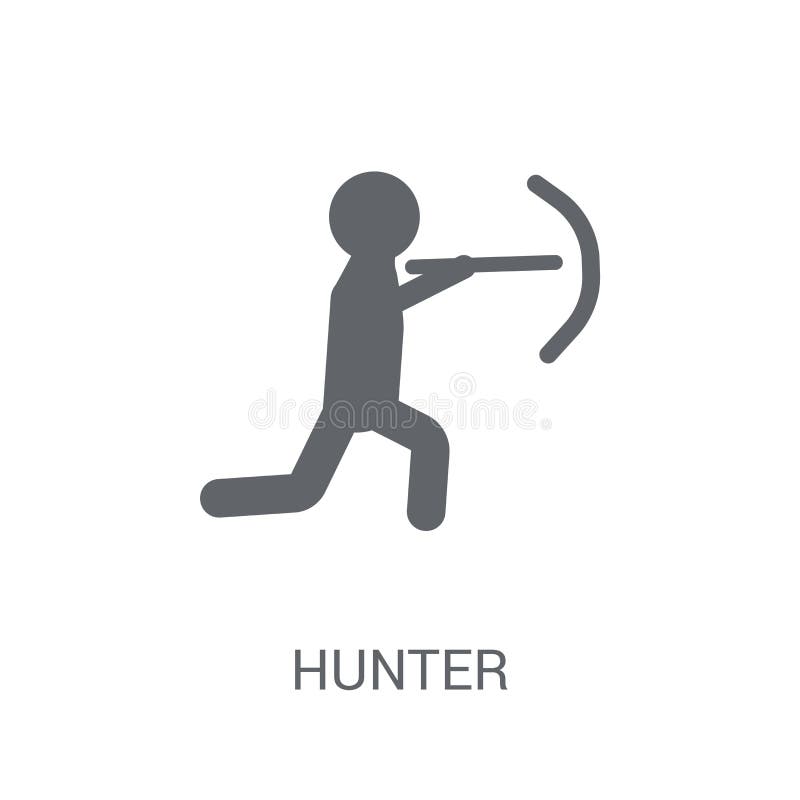 Hunter Icon. Trendy Hunter Logo Concept on White Background from Stock ...