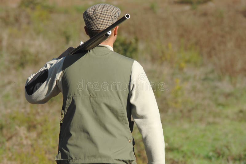 Hunter portrait stock photo. Image of sight, countryside - 5231876