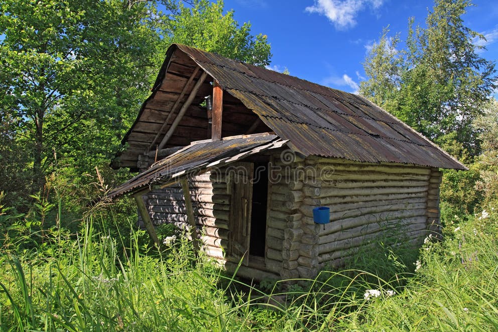Hunter s hut stock photo. Image of built, idyllic, discovery - 25984742