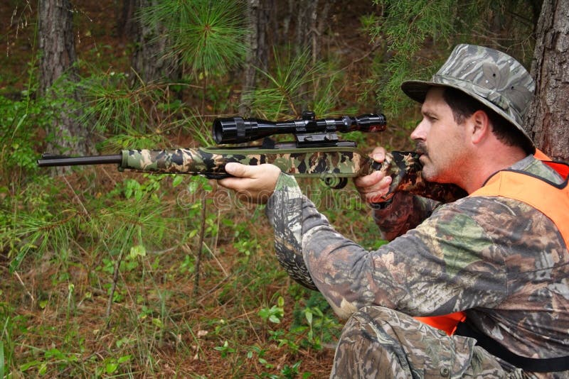 Hunter - Sportsman stock photo. Image of outdoors, safety - 222682