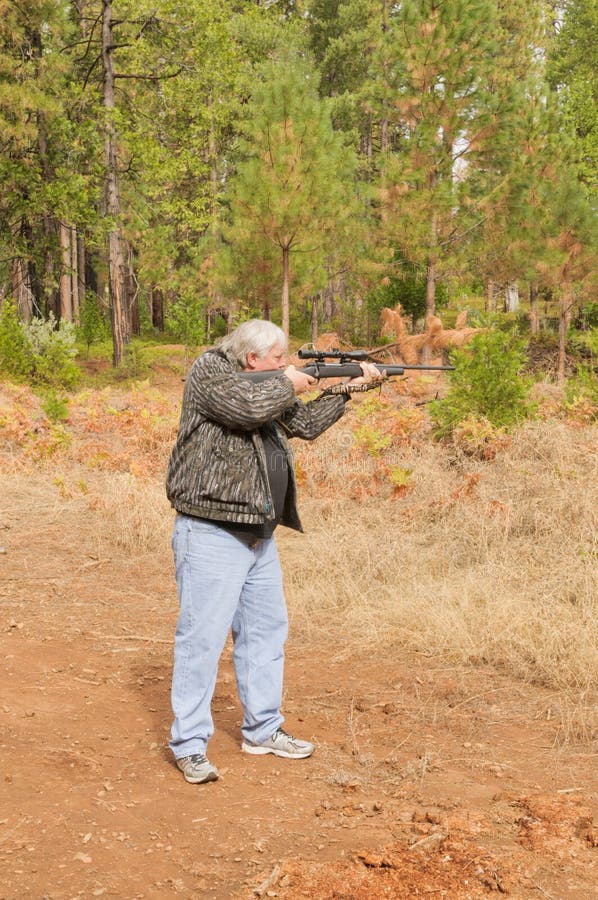 Hunter taking aim stock photo. Image of hunter, aiming - 86534836