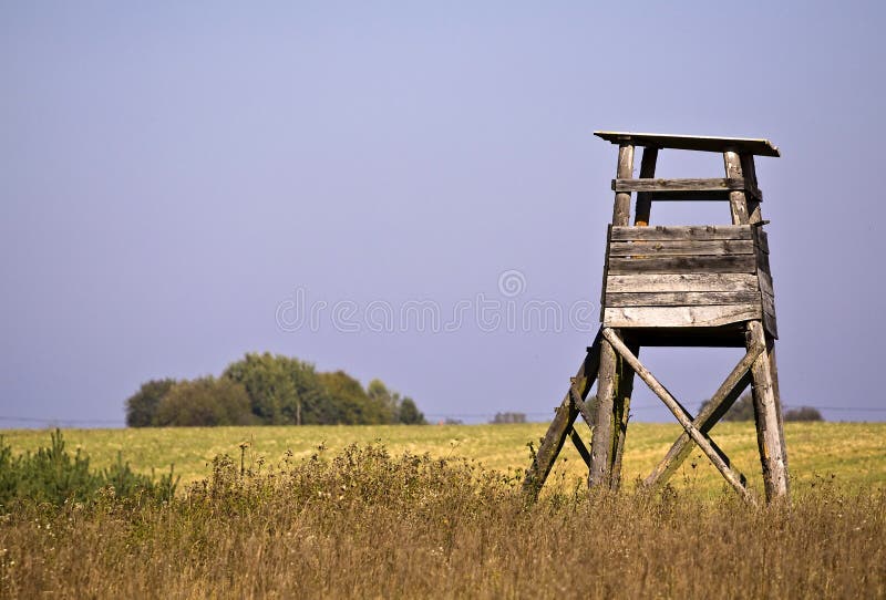 Hunting ambush stock photo. Image of construction, background - 25961586