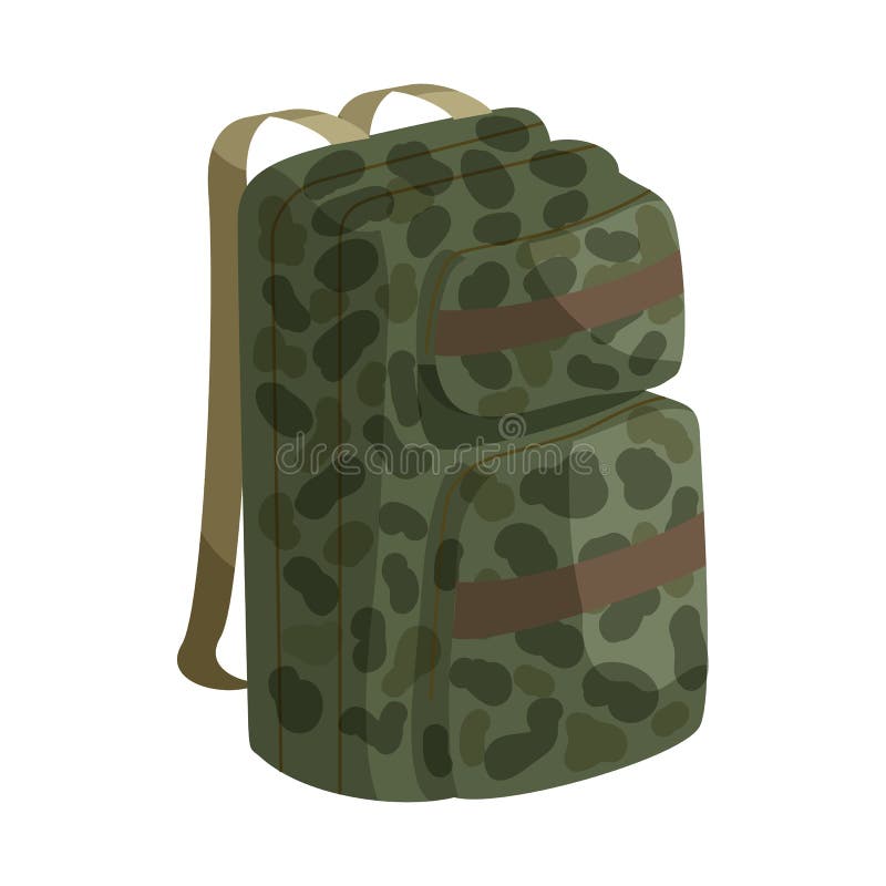 Hunting Backpack Icon Cartoon Style Stock Illustrations – 196 Hunting ...