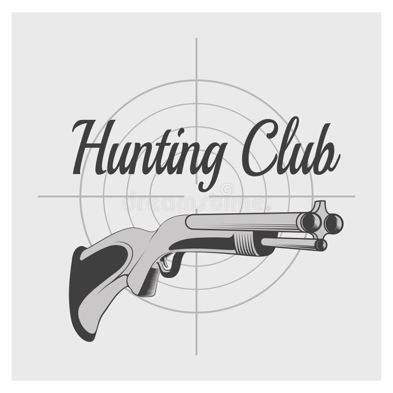Hunting club stock vector. Illustration of hunt, label - 47786489