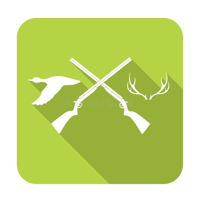 Hunting club logo icon stock vector. Illustration of hunting - 90022937