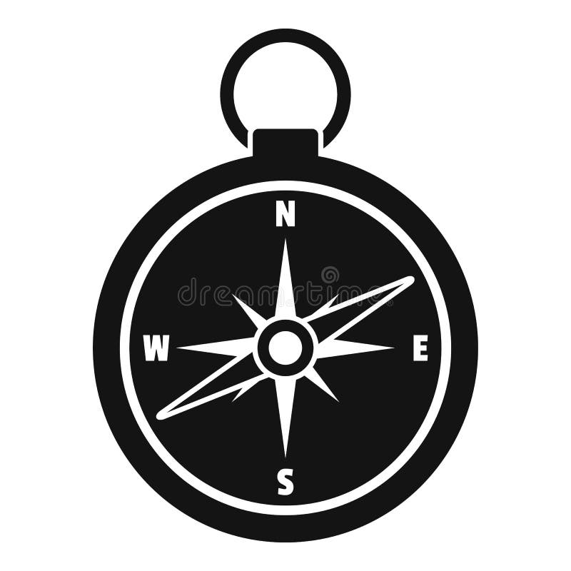 Hunting Compass Icon Simple Style Stock Vector Illustration Of Icon Compass 143072872