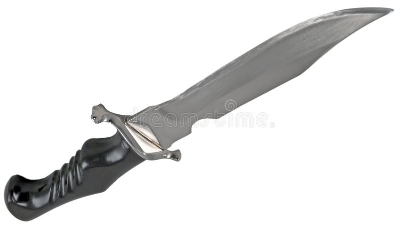 Hunting dagger on white stock photo. Image of muerte - 91057562