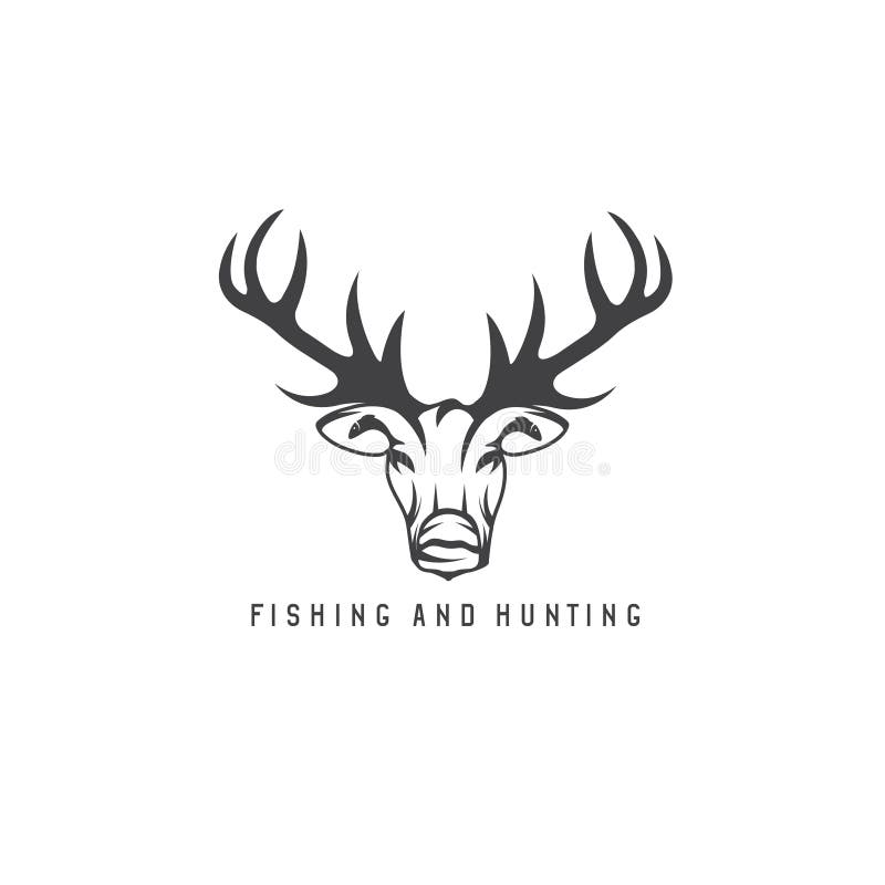 Deer Fish Logo stock vector. Illustration of antler - 223621363