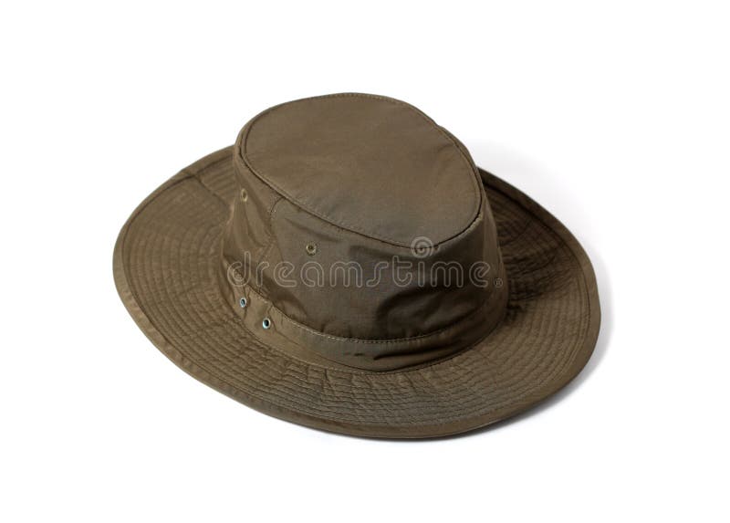 Jungle safari hat stock photo. Image of isolated, canvas - 52648428