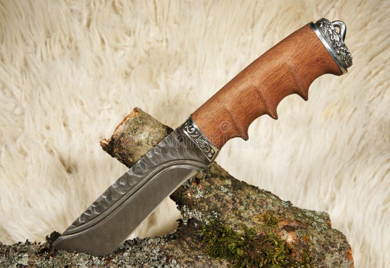 The hunting knife stock image. Image of protection, steel - 18961925
