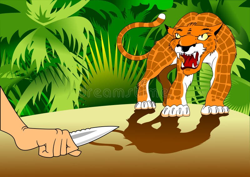 Hunting leopard stock illustration. Illustration of intelligence - 85609845