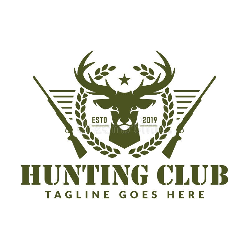 Hunting Logo, Hunt Badge or Emblem for Hunting Club or Sport, Deer ... Hunting Logo, Hunt Badge or Emblem for Hunting Club or Sport, Deer ...