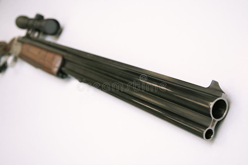 Old hunting rifle stock image. Image of fretwork, smooth - 19404857