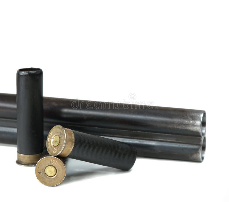 Vintage Brass Shotgun Shells Stock Image - Image of 70mm, copper: 22743915