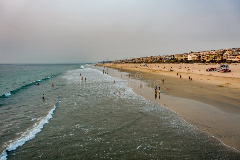 Huntington Beach Scenes and Surroundings in November Stock Photo ...