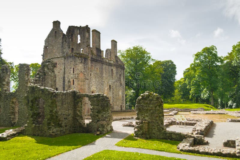 Lake Menteith, Scotland stock image. Image of forest, serenity - 874393