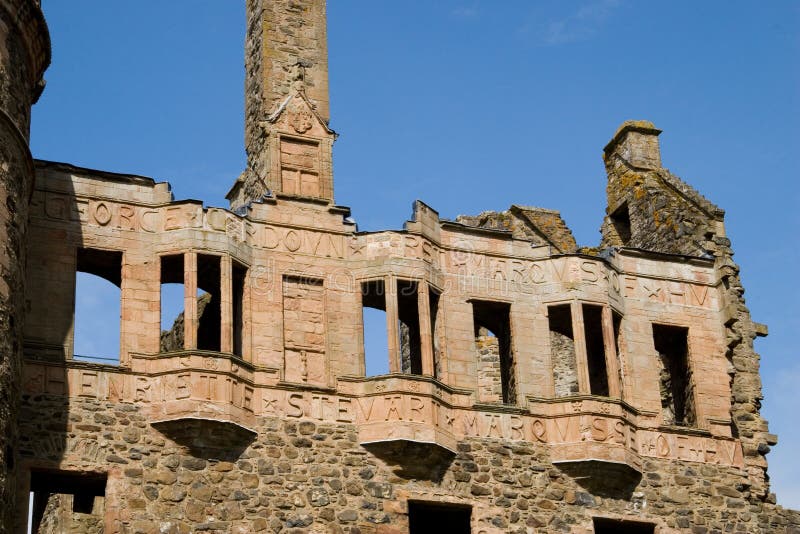 Huntly Castle, Scotland stock photo. Image of castle, motto - 3064664