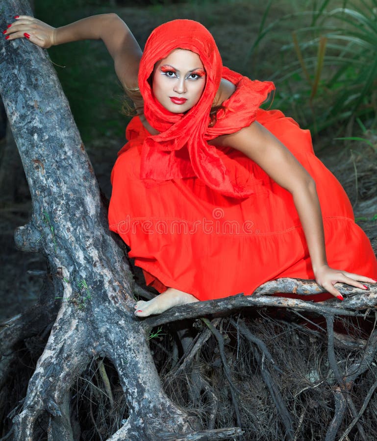 Huntress stock image. Image of arabian, model, false - 17444971