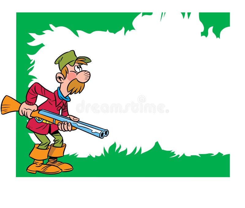 Huntsman stock vector. Illustration of human, cartoon - 28181023